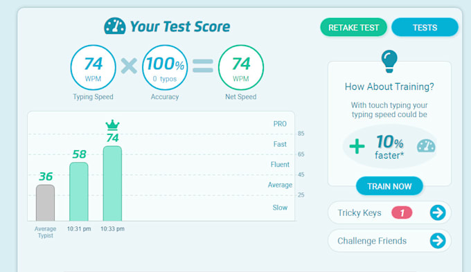 Speed type anything you need in english by Zachtalibsao | Fiverr