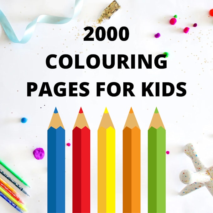 Give 2000 colouring pages for kids by Hudamzln | Fiverr