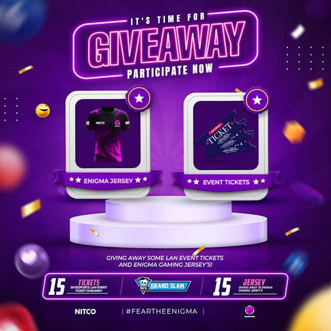 Design professional esports events graphics for all games by Shantanutm ...