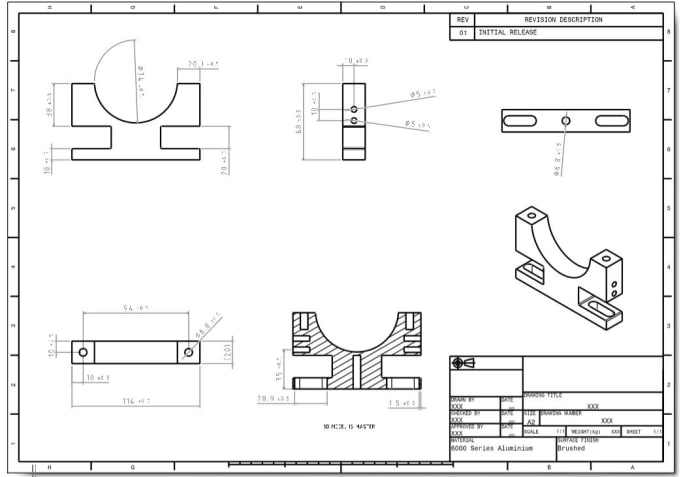 Create 3d models and engineering drawings by Peteroregan18 | Fiverr