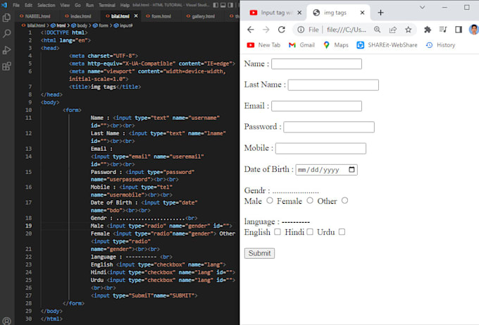 Do web development with html, css, and javascript by Bilal42201 | Fiverr