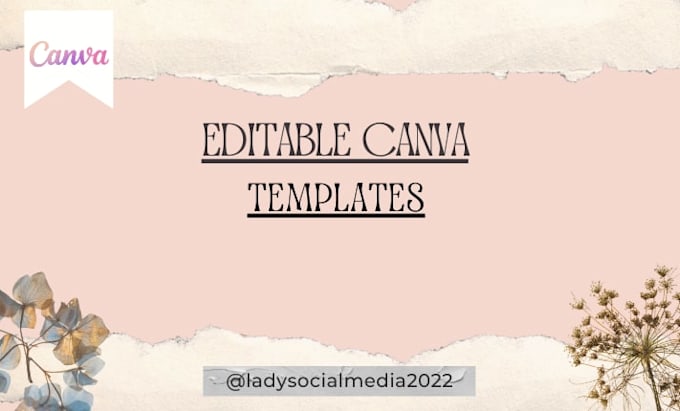 Create unique editable canva templates by Hinayasmen | Fiverr
