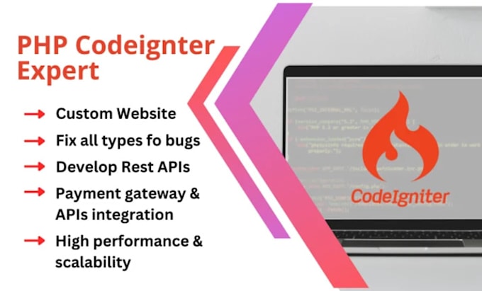 Developed , fix bugs and upgrade codeingiter by Frontbackdevops | Fiverr