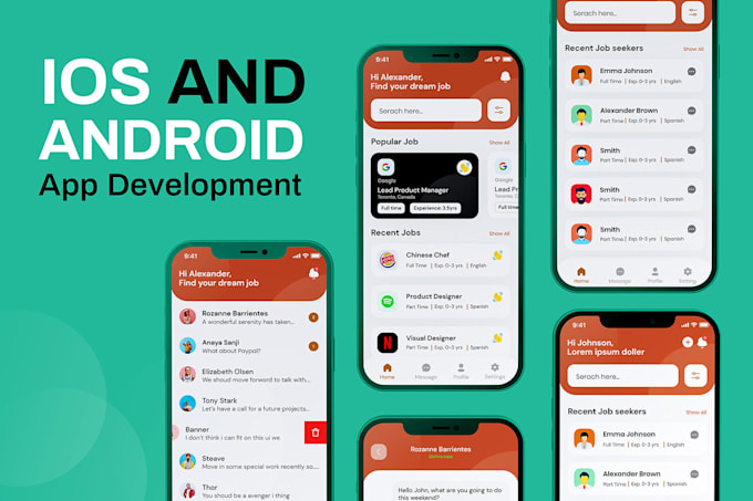 Be your iphone and android developper using react native ios android ...