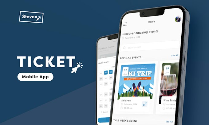 Design and develop ticketing mobile app by Stevensoh31 | Fiverr