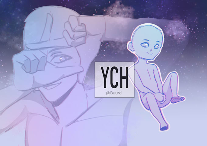Draw your character into this ych by Smol_buurd | Fiverr