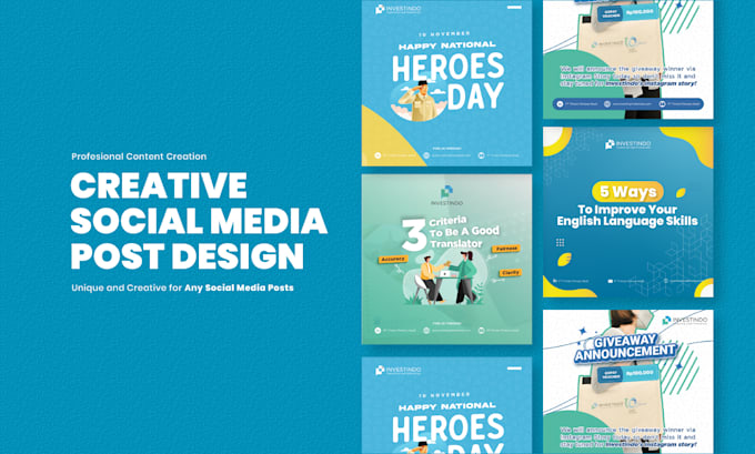 Design a modern and professional instagram post by Dileess | Fiverr