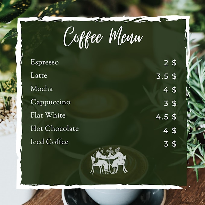 Create restaurant menu design, food menu, using canva by Sanamilady ...