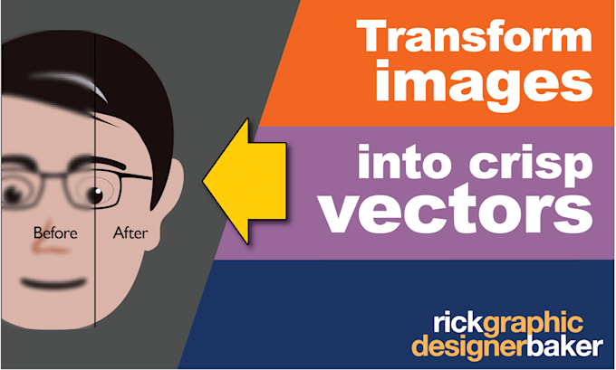 Transform images into clean vector designs by Rbakerdsz | Fiverr