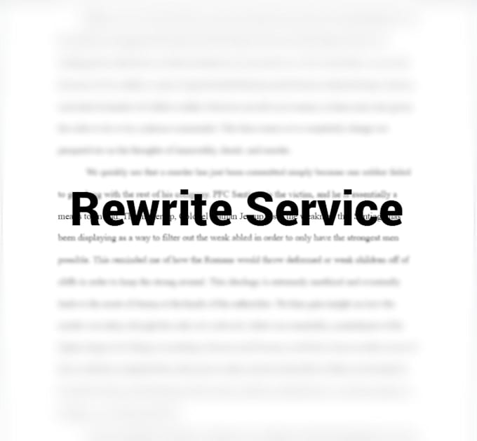 Rewrite text to be plagiarism free by Alexanderc12 | Fiverr