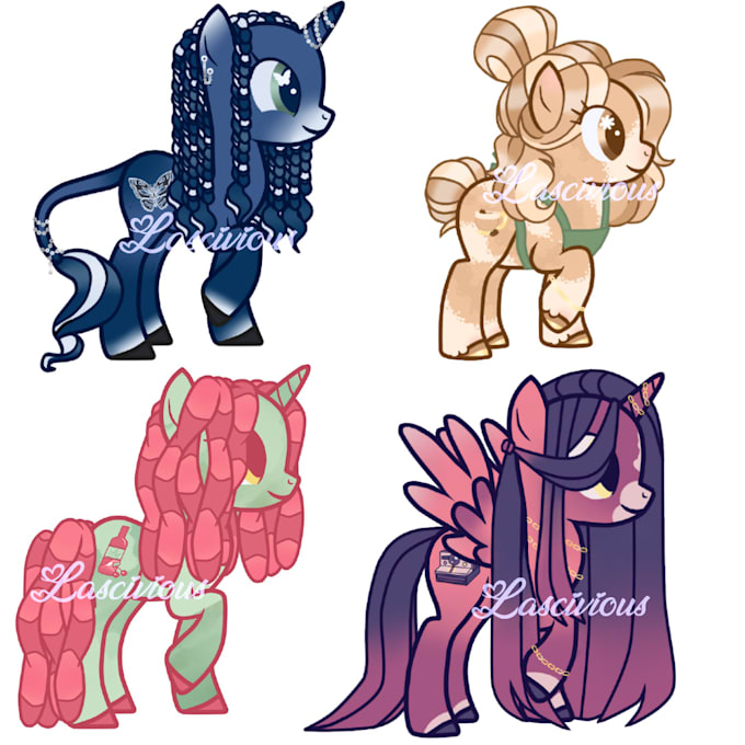 Draw your mlp ocs by Lasciviouslove | Fiverr