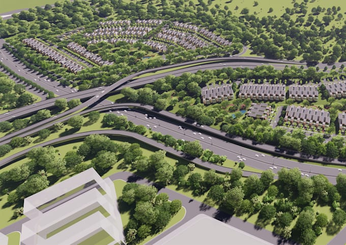 Do rendering of site plan and master plan by Matthiasliew | Fiverr
