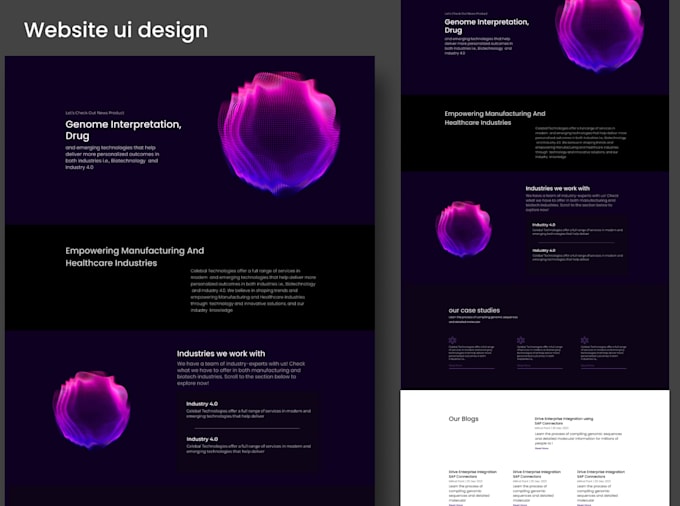 Design usable and attractive web and app ui designs by Umangmohan | Fiverr