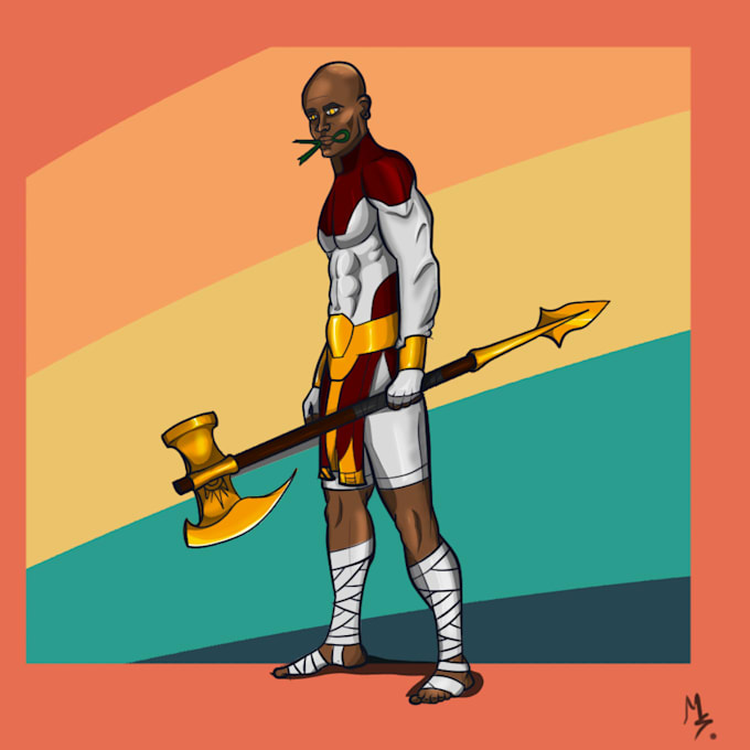 Do original character designs, song art, male fashion illus by ...