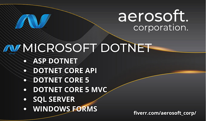 Be your dotnet 6, 7, 8 software developer dotnet core mvc, web api by ...
