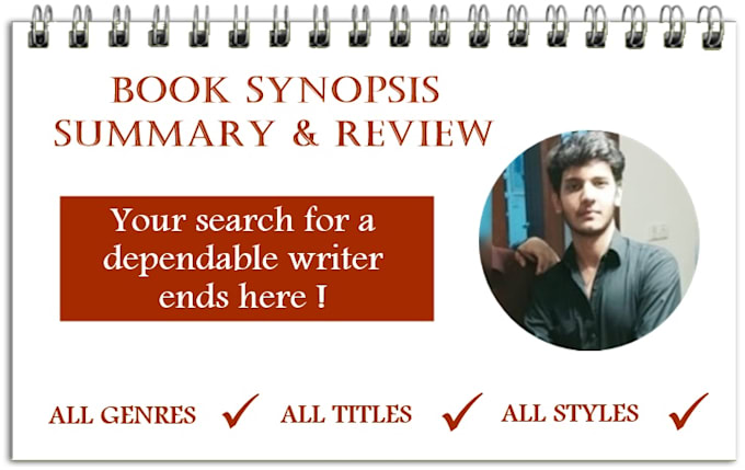 Write a book synopsis, review, summary or analysis by Harrismasood | Fiverr