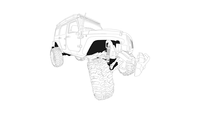 Create very detailed line art for any product you need by St1ck_art ...