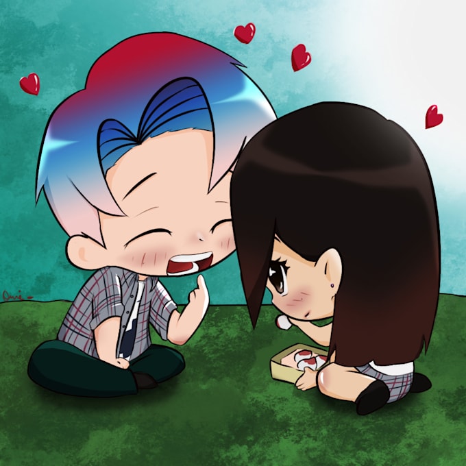 Create cute chibi avatars for you, youtube, twitch by Gaumzicool | Fiverr