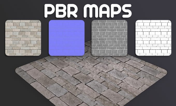 Create a seamless texture with pbr maps by Lux_kostoski | Fiverr