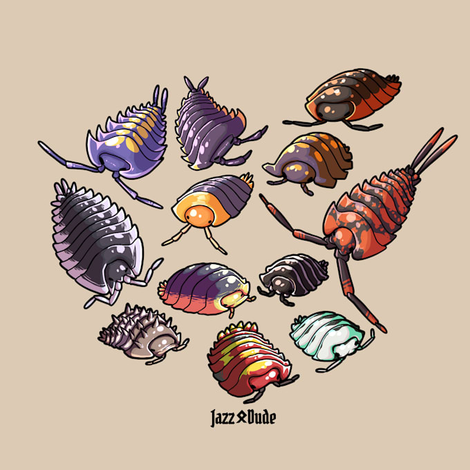 Draw a isopod for you in my style by Jazzdude26 | Fiverr