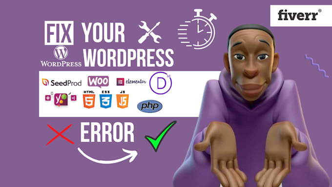 Fix wordpress errors,fix wordpress issues by Devinsiderpro | Fiverr Fix wordpress errors,fix wordpress issues by Devinsiderpro | Fiverr