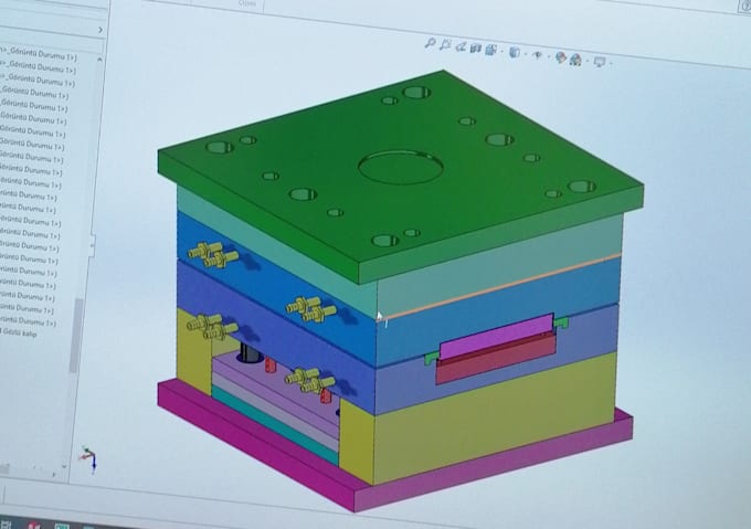 3d 2d designplastic mold design by Tugceyilmaz008 | Fiverr
