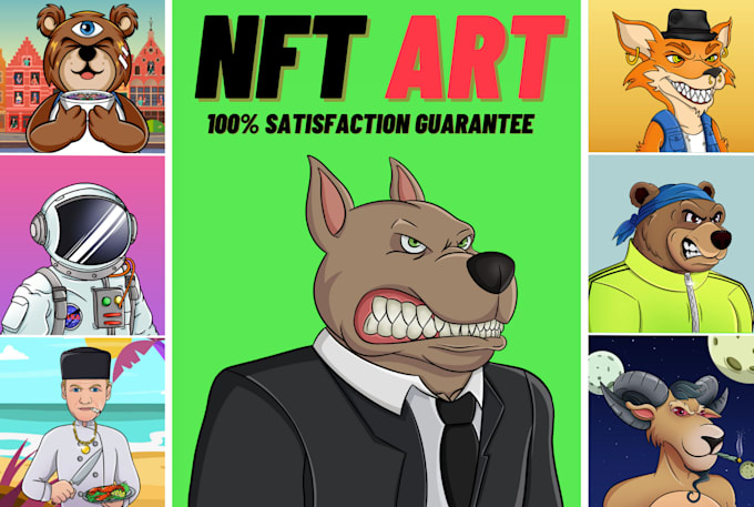 Create nft art collections by Businesszach | Fiverr