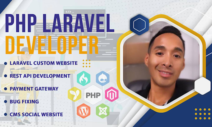 Be your full stack php laravel web developer for responsive websites by ...