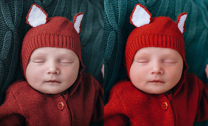 Retouch newborn baby photos and do portrait editing by Mhbelal | Fiverr