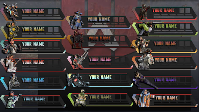 Design custom health bar overlay for apex legend overlay by Piepro07 ...