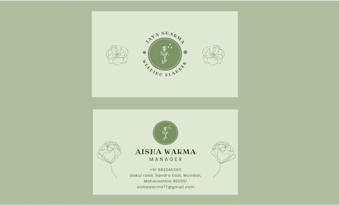 Provide dignified minimal professional business card by Srushtipatil_03 ...