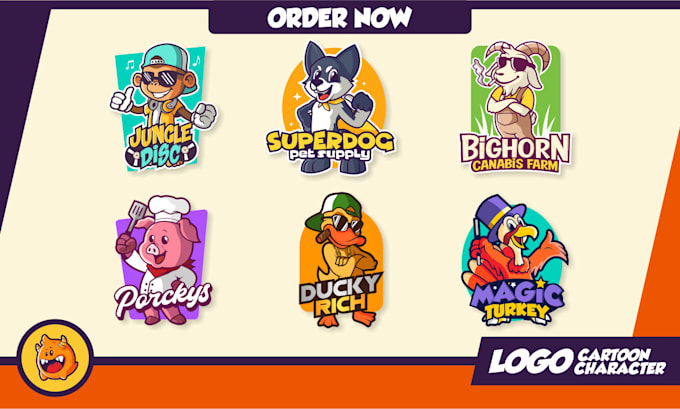 Animated Character Logo