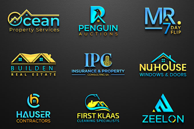 Create professional real estate logo by Wasim_officials | Fiverr