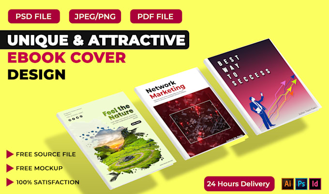 Design a unique custom and attractive ebook cover for you by Creative ...