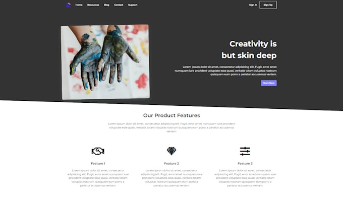 Be Your Front End Web Developer Convert Psd Figma To Html Css React Vue Js By