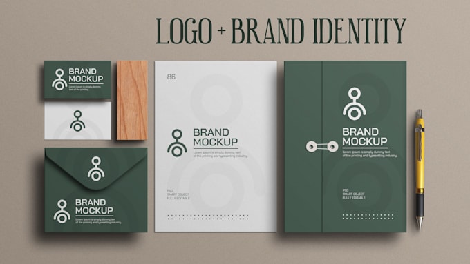 Create modern business logo and brand style guide and brand guidelines ...