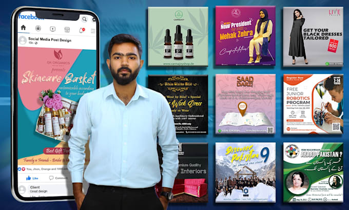 Design 30 professional social media post by Anasbinateeq | Fiverr