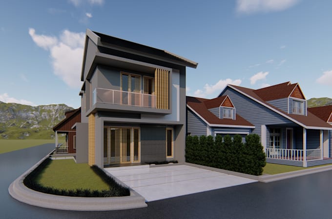 Create a simple 3d design by Erwinprayogo | Fiverr