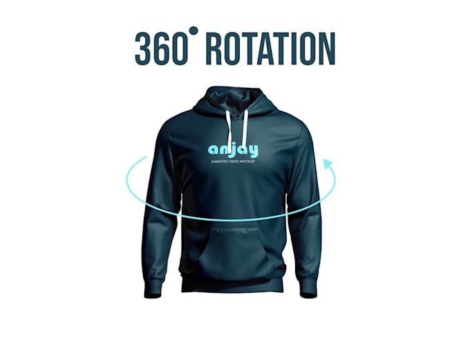 Make 360 rotating clothing and apparel animated mockups by Anjay_design ...