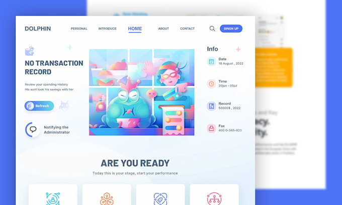 Design a clear responsive landing page in figma by Stahy24 | Fiverr