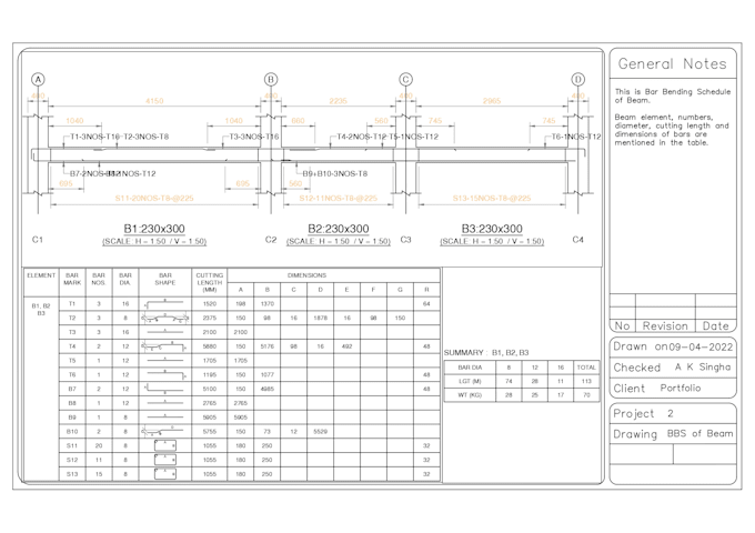 Calculate loads, bbs, bim, costing, quantity of structure by ...