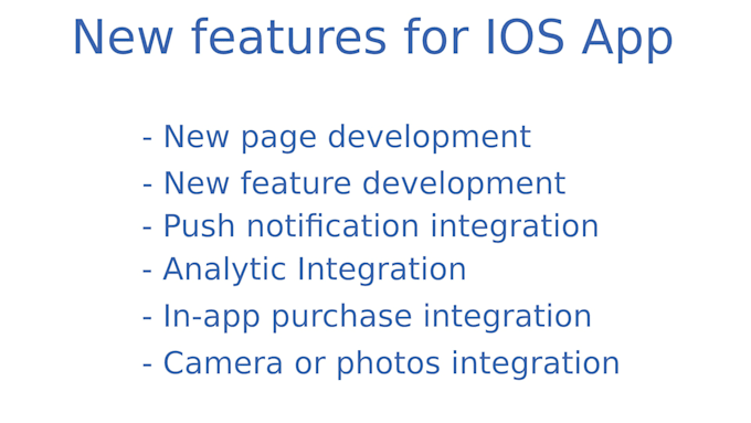Add new features to your app by Erdemildiz | Fiverr
