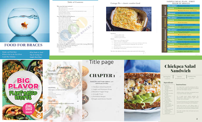 Do cookbook design and recipe formatting for kdp, amazon ebook, paperback by Usmanpro_05 | Fiverr