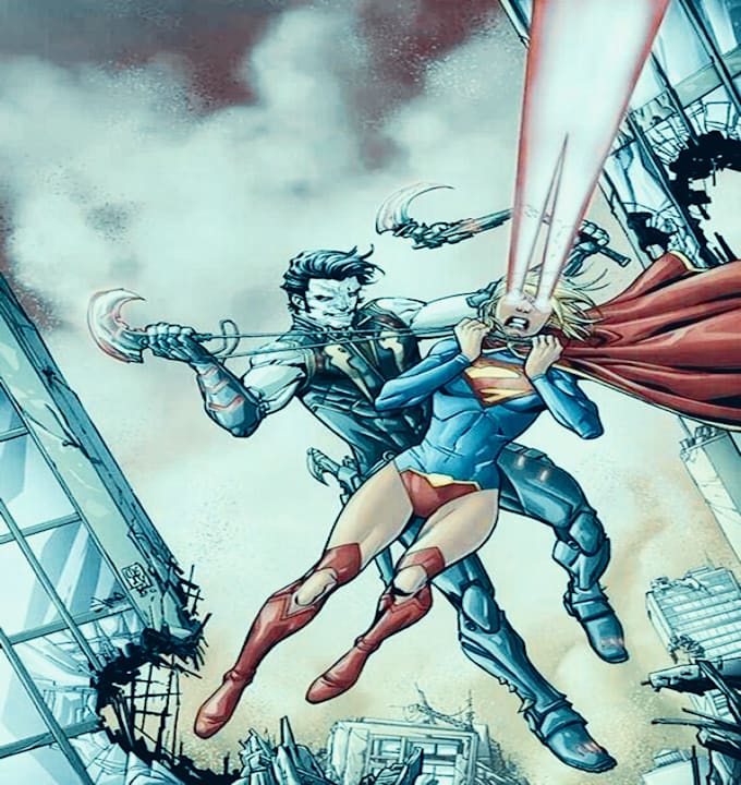 Draw anything into superhero comic style illustration by Pronache | Fiverr