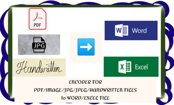 Be your encoder typist pdf image jpeg handwritten data entry by Mgegama ...