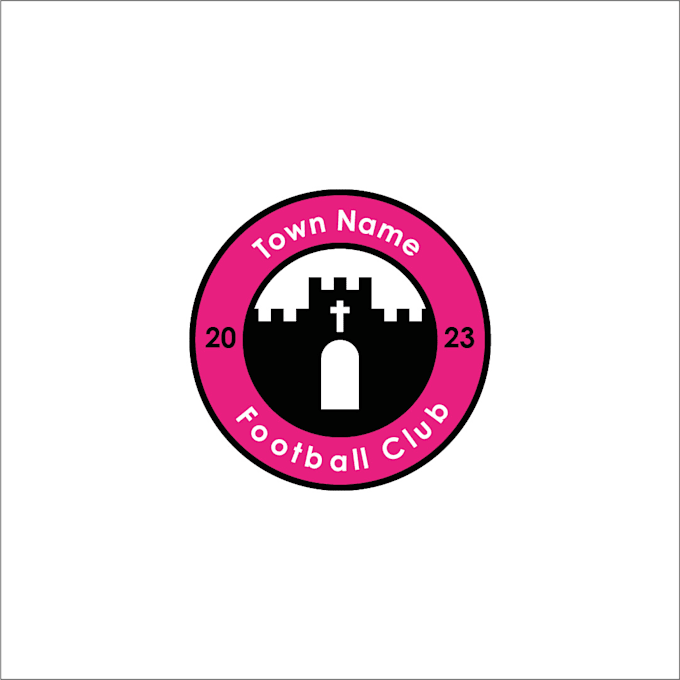 A custom football club logo for you by Gegamer | Fiverr