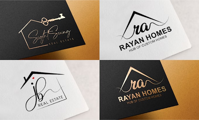 Design stunning real estate signature logo and branding kit by ...