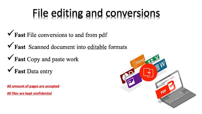 Convert your files to any format you like by Student764 | Fiverr