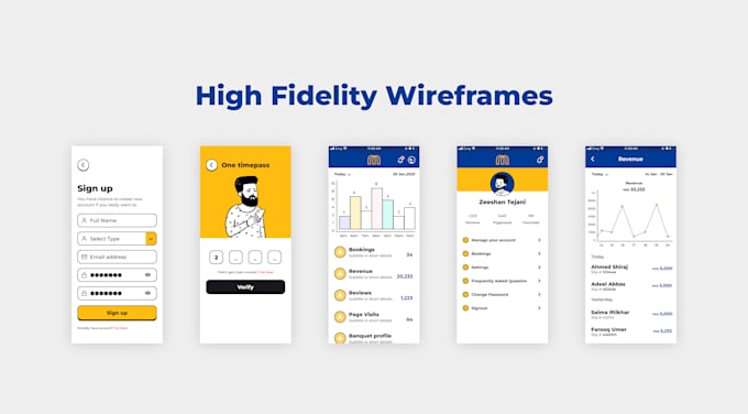 Design user flows or wireframes for website and app in figma by ...