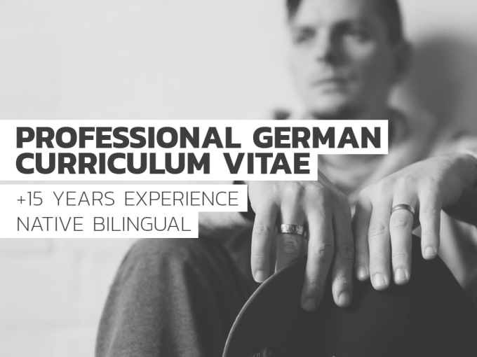 Write your german cv or lebenslauf by Benbwave | Fiverr Write your german cv or lebenslauf by Benbwave | Fiverr